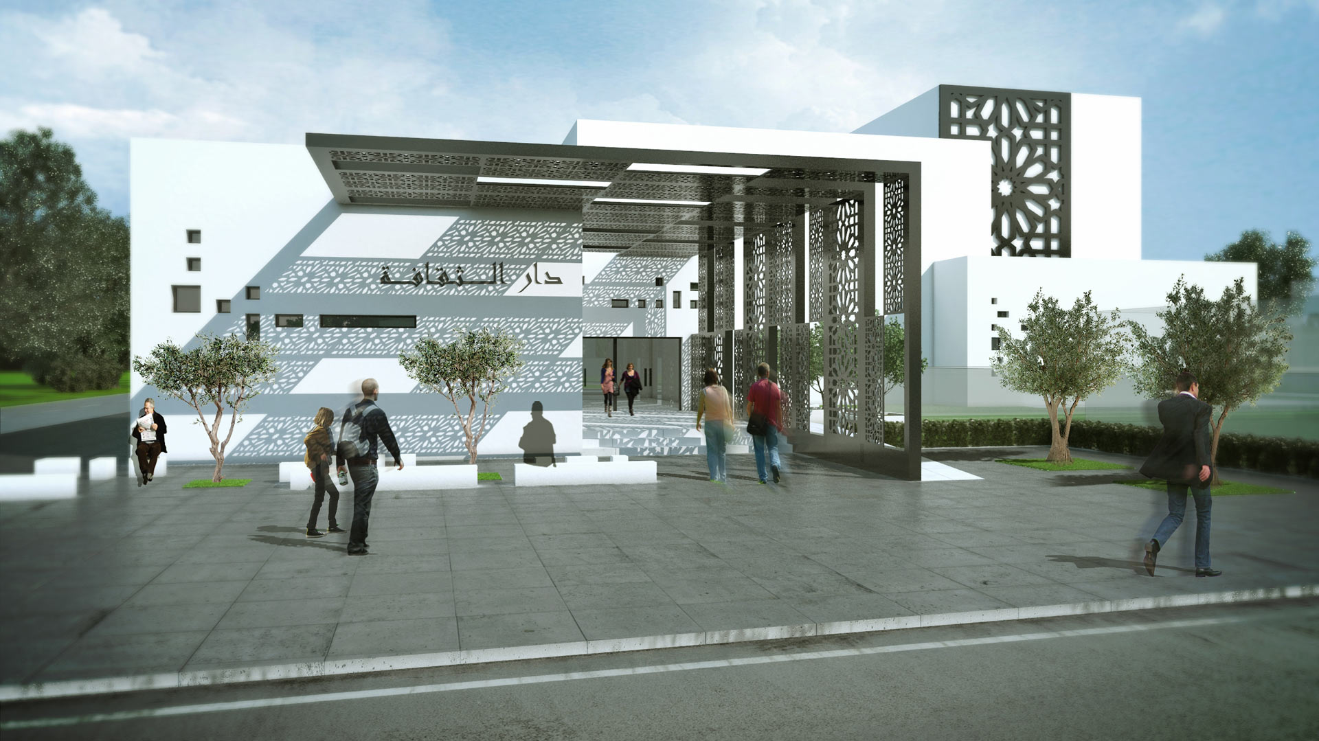 CONCOURS NATIONAL . MAISON DE CULTURE . RAOUED – Fusion Architectes