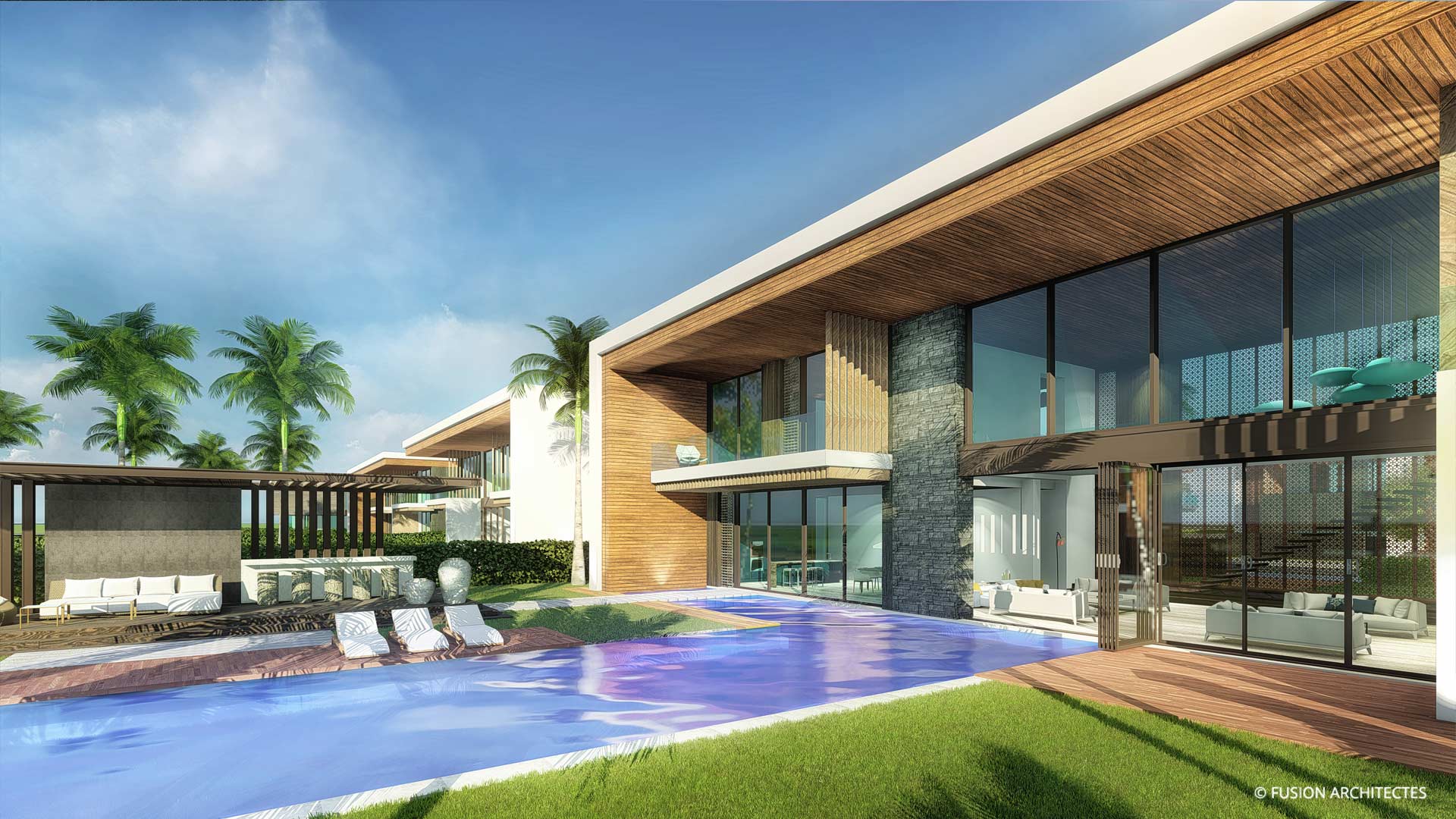 VILLA IROKO . ROYAL GOLF RESORT . GRAND BASSAM – Fusion Architectes